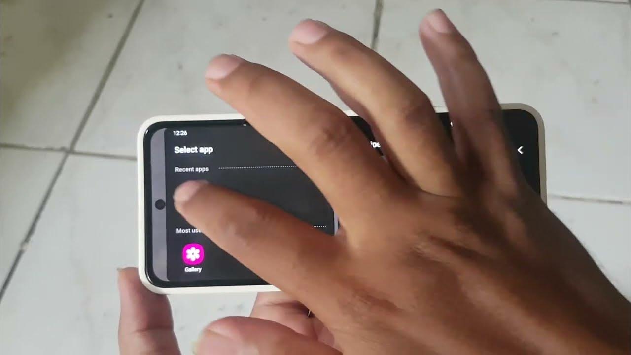 Samsung Galaxy Z Flip 5: How to Enable or Disable Swipe for Split Screen (Android 13) - YouTube