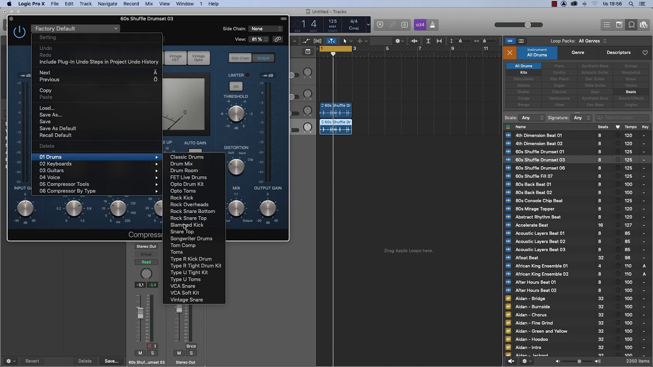 Parallell Compression Tutorial #2 | Logic Pro X - YouTube