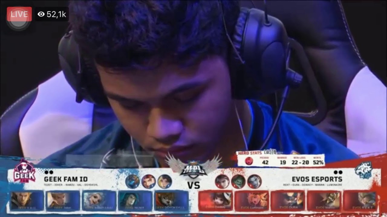 Mobile Legends MPL 4 WEEK 8 EVOS VS GEEK WANN CHANGE VS DOYOK HARITH ...