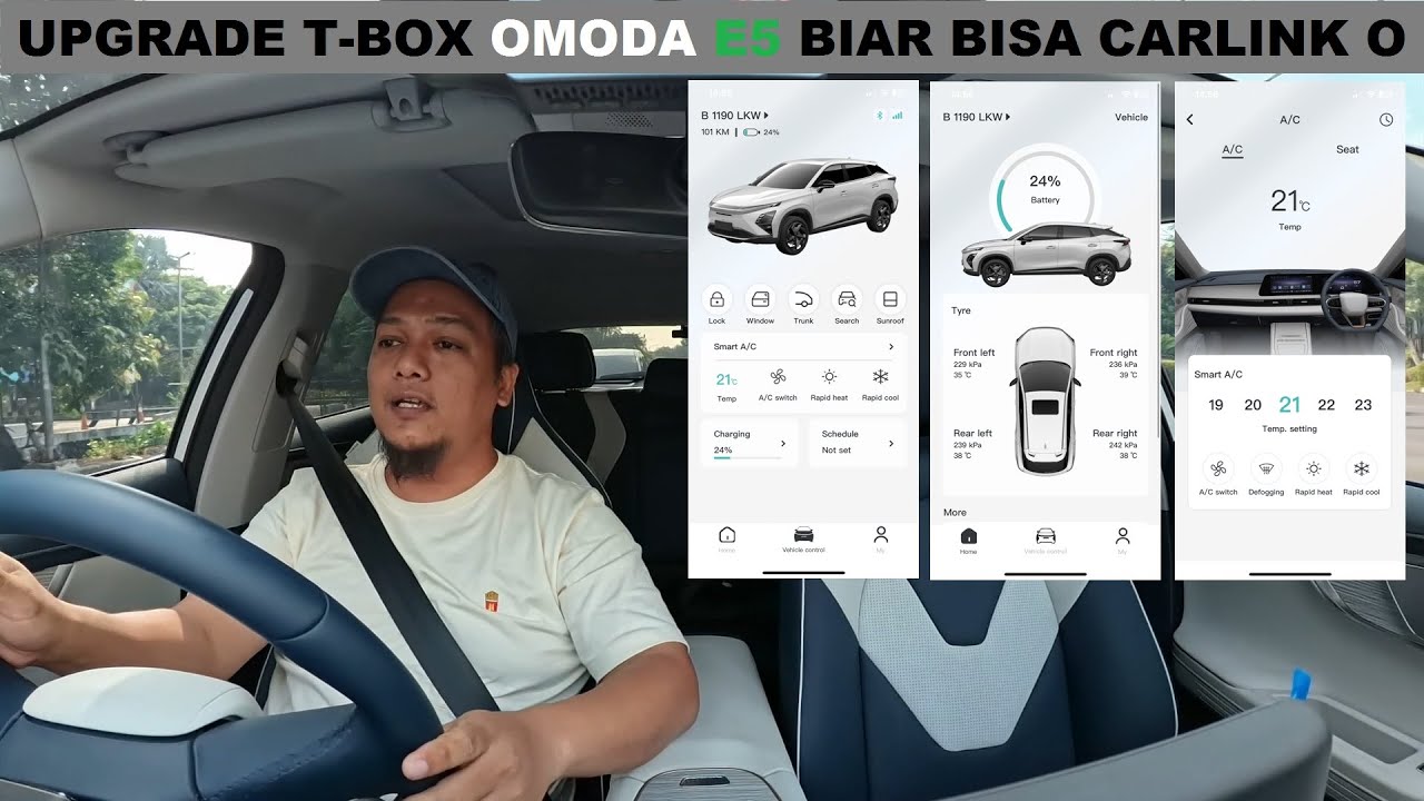 Upgrade T-Box nya OMODA E5 biar Support CarLink O - YouTube