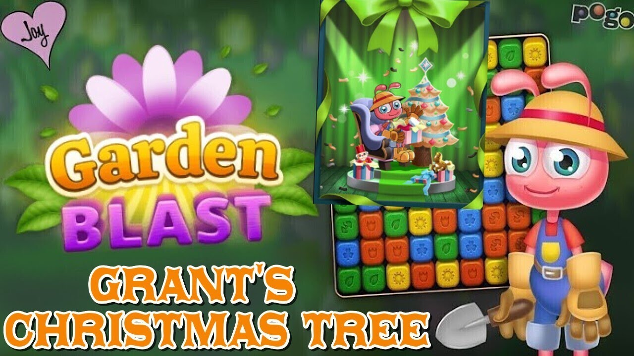 Pogo Games: Garden Blast - Grant's Christmas Tree Event - YouTube