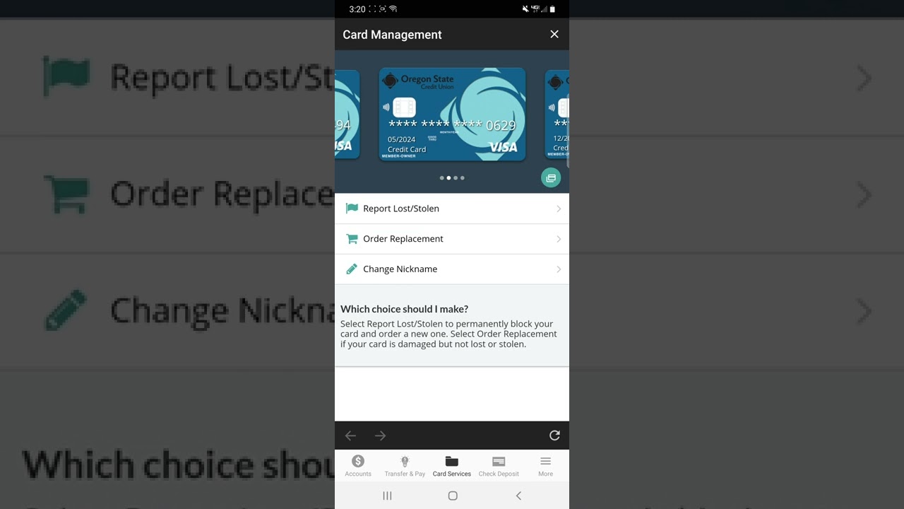 How to report a debit or credit card lost or stolen - YouTube