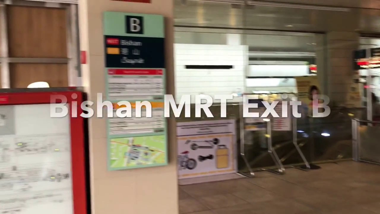 Bishan MRT to Shuttle Bus Pick Up Point - YouTube