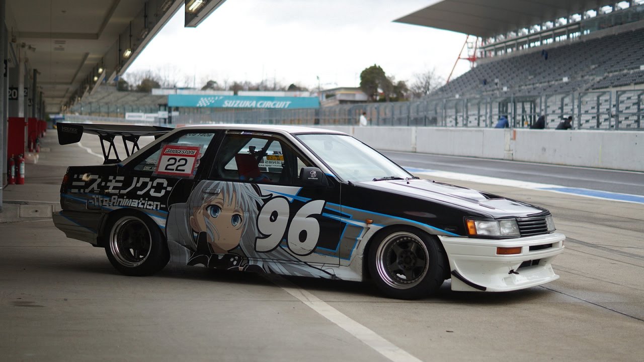 Toyota Corolla AE86 with 6 Speed Gearbox Suzuka Hot Lap - YouTube