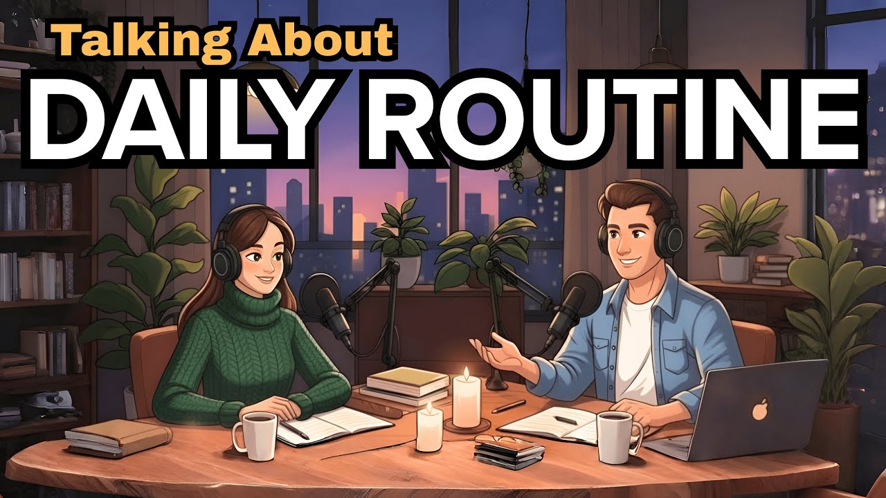 How to Talk About Your Daily Routine in English | English Conversation ...