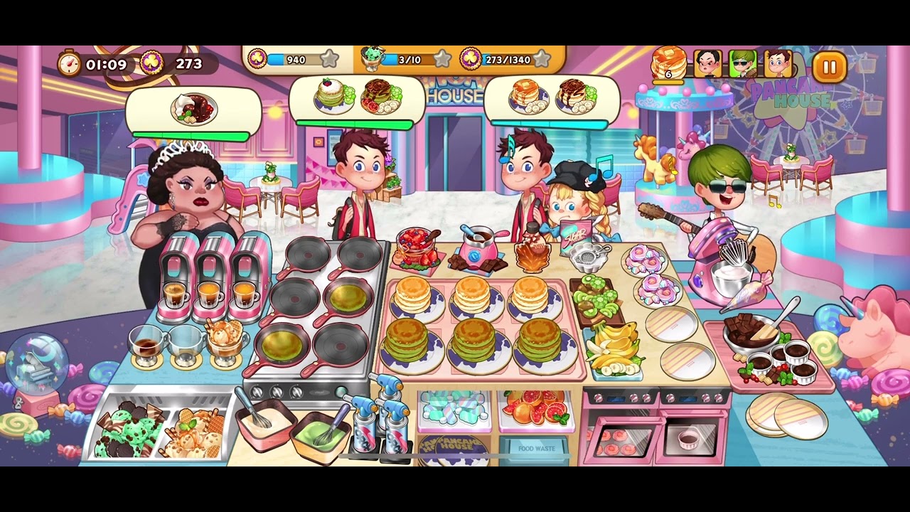 Cooking Adventure - Pancake Bistro Level 47 - Full Upgrade - YouTube