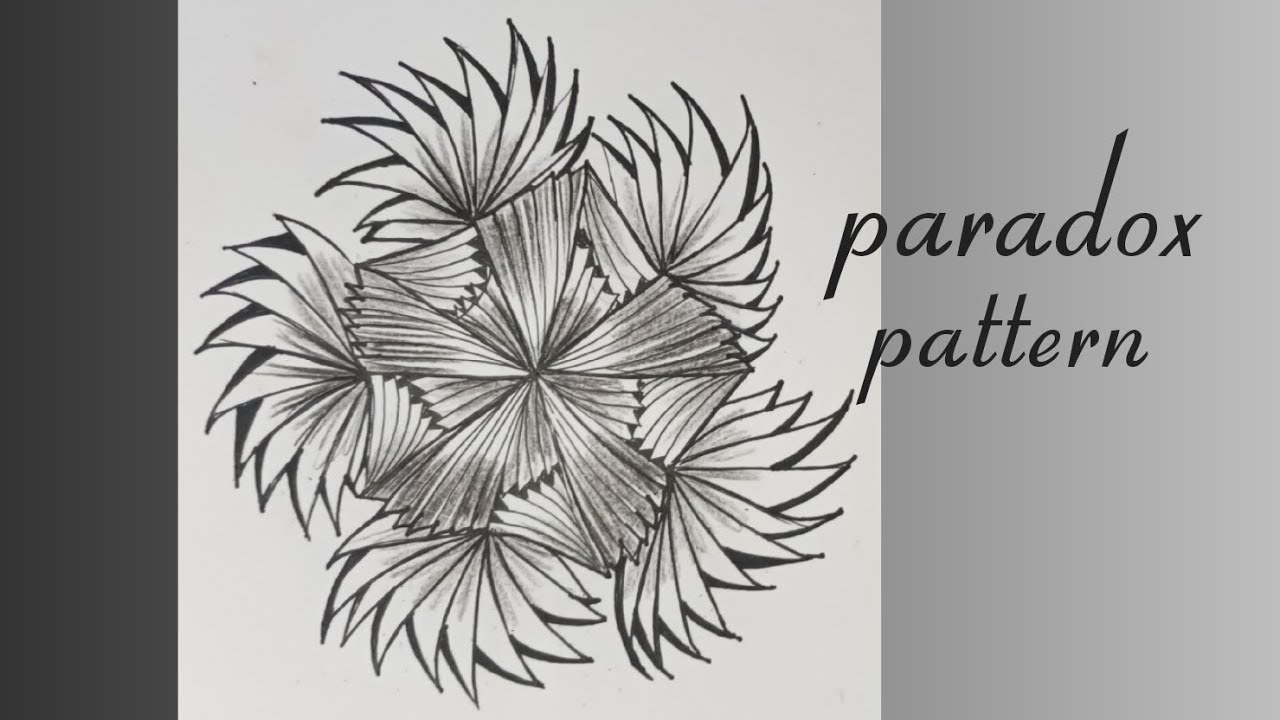 paradox Tangle Pattern// Paradox Pattern// Zentangle Pattern - YouTube