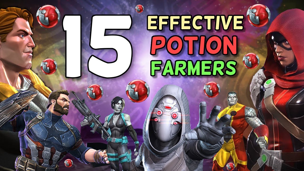 15 Effective Champions to Farm Potions | ROL Grinding | Marvel Contest ...