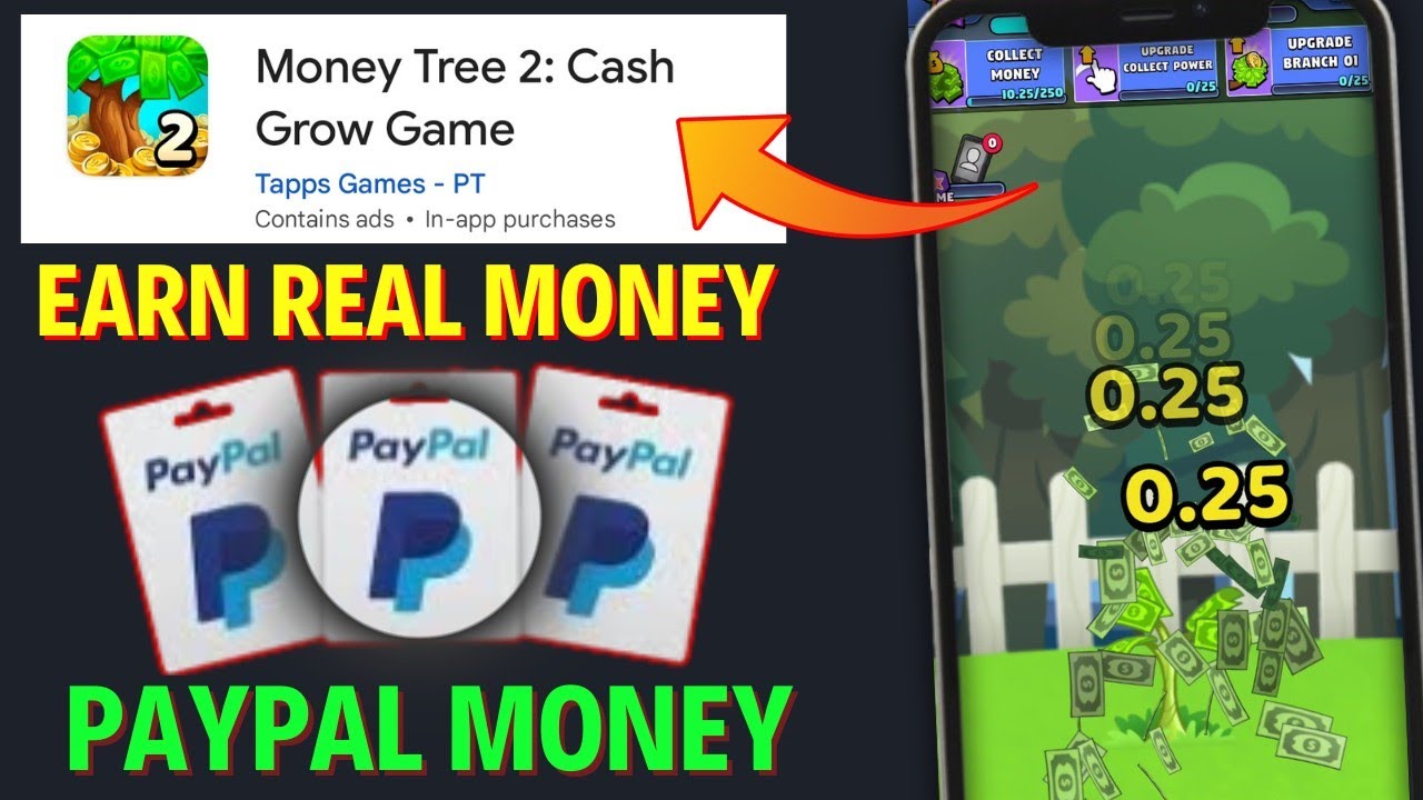 Money Tree 2 Cash Grow Game | Money Tree 2 App Review | Make Money From ...
