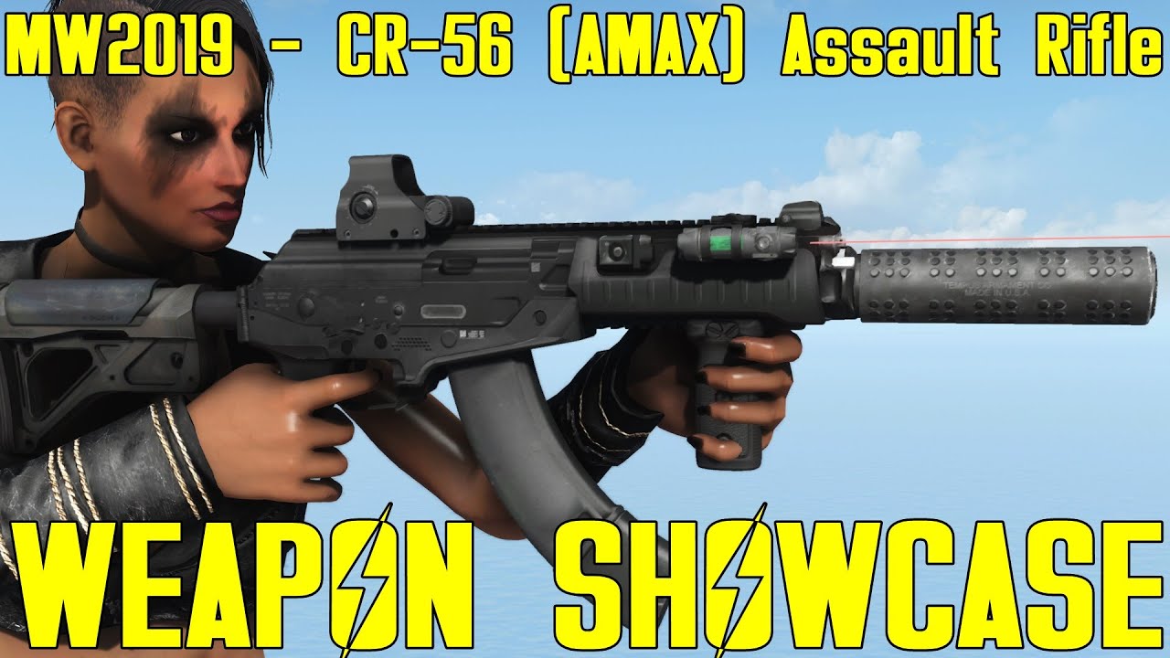 Fallout 4: MW2019 - CR-56 (AMAX) Assault Rifle - Weapon Mod Showcase ...