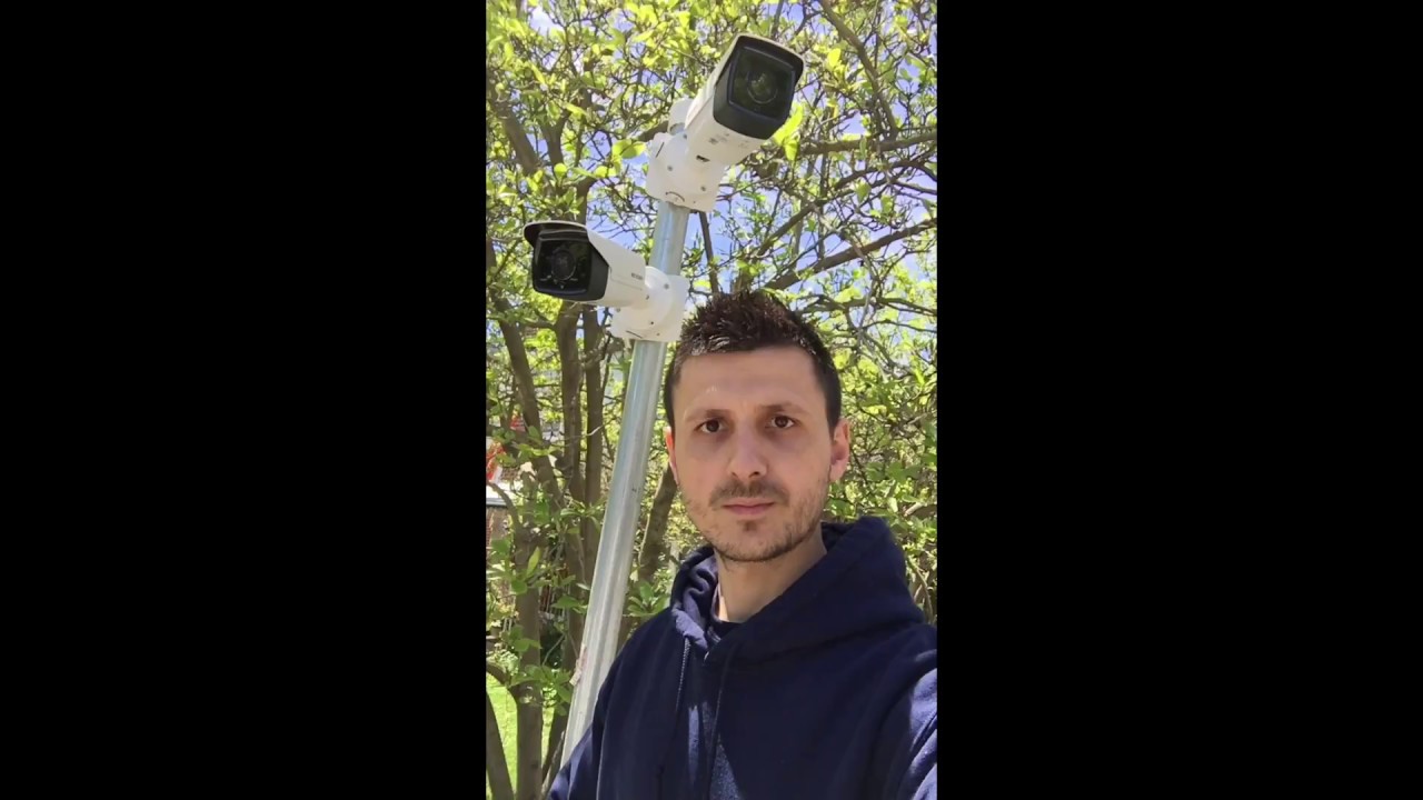 Licence Plate Camera (LPR) Pole Installation, (ANPR) Automatic Number ...