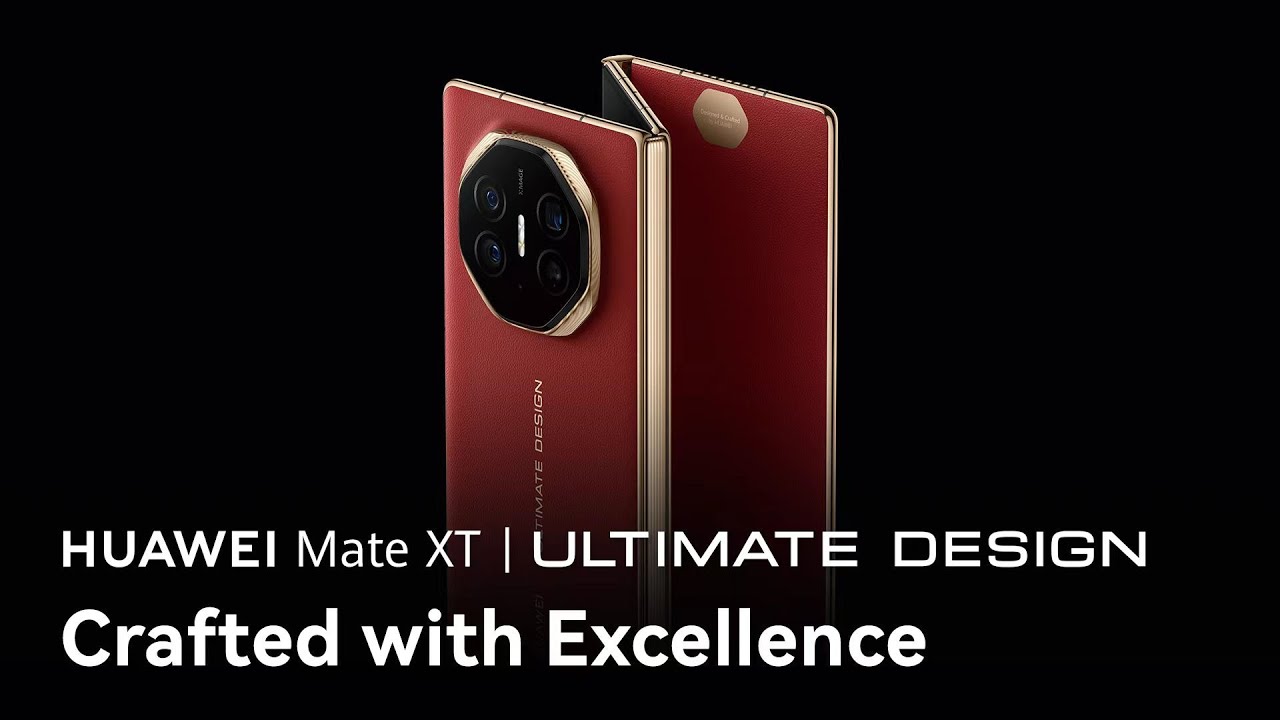 HUAWEI Mate XT | ULTIMATE DESIGN - 三摺疊 極致工藝體驗 - YouTube