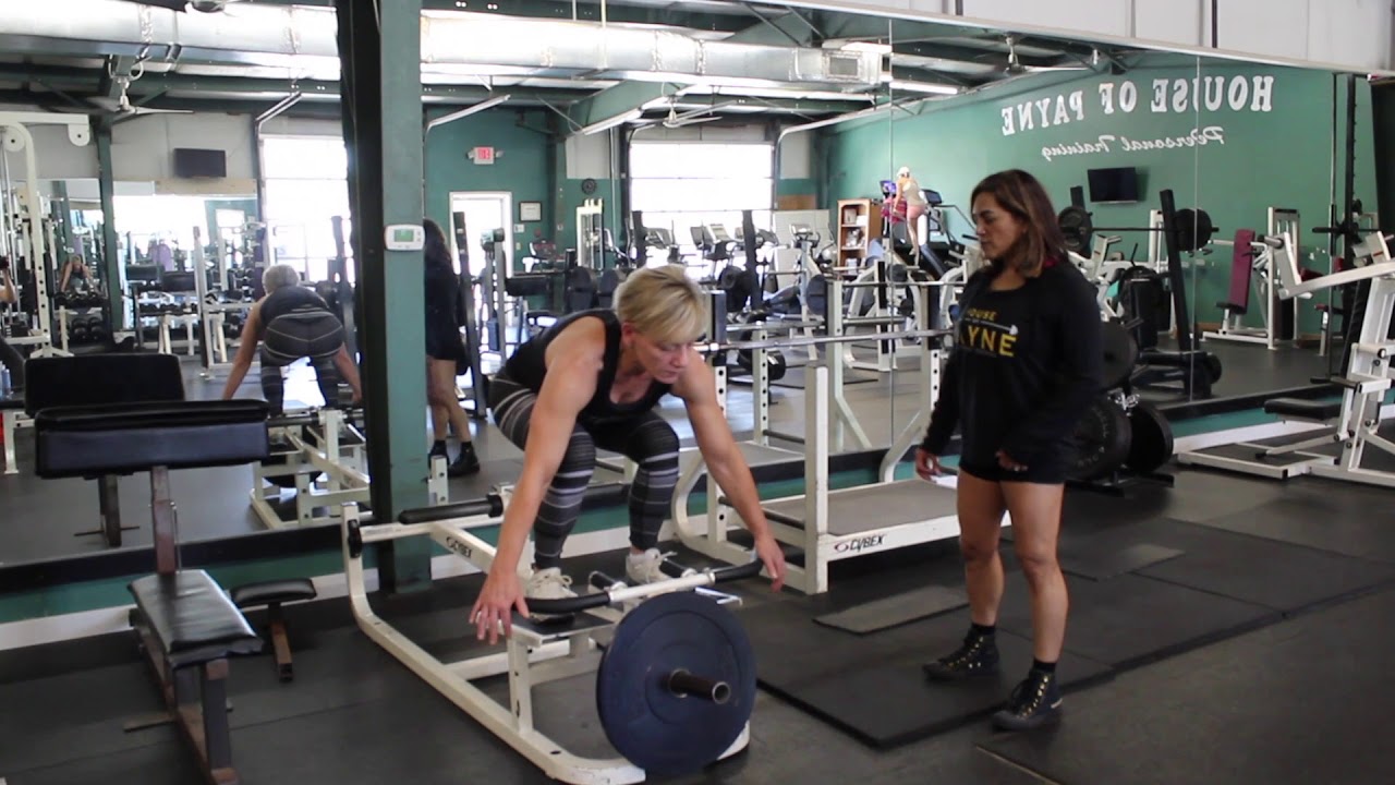 T bar rows wide grip - YouTube