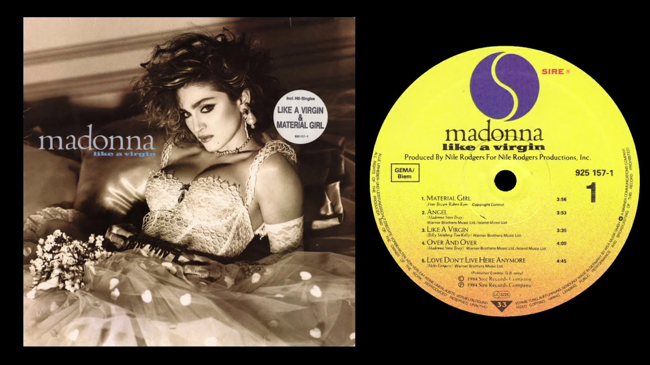 Madonna ·Like a Virgin - (Alta Calidad ) Vinilo - YouTube