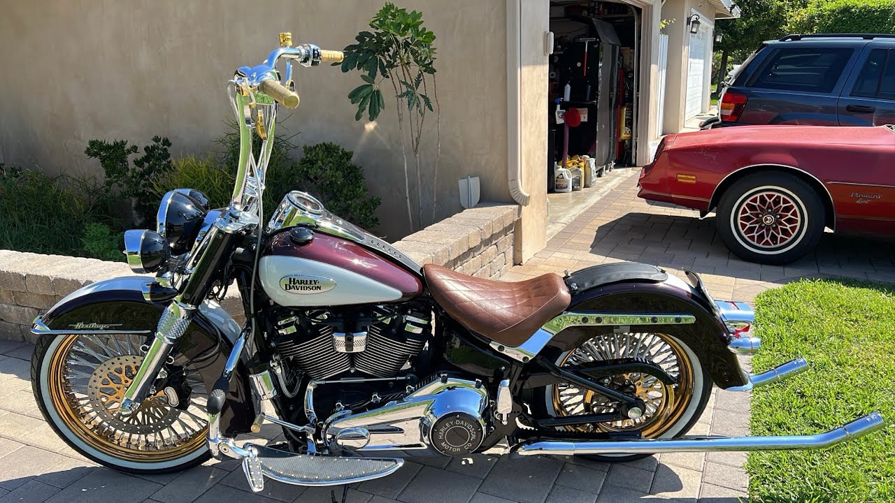 2021 HARLEY SOFTAIL HERITAGE! - CUSTOM VICLA STYLE BUILD! HMU FOR YOUR ...