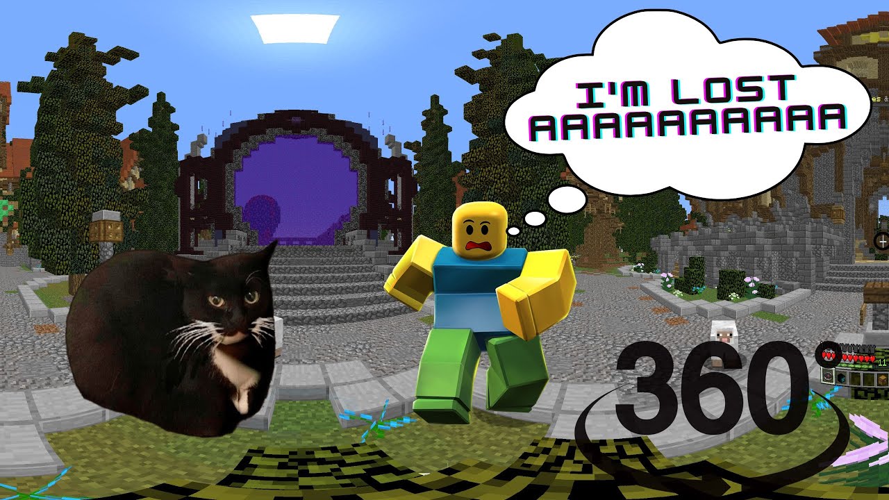 Cat maxwell Roblox 360 VR - YouTube
