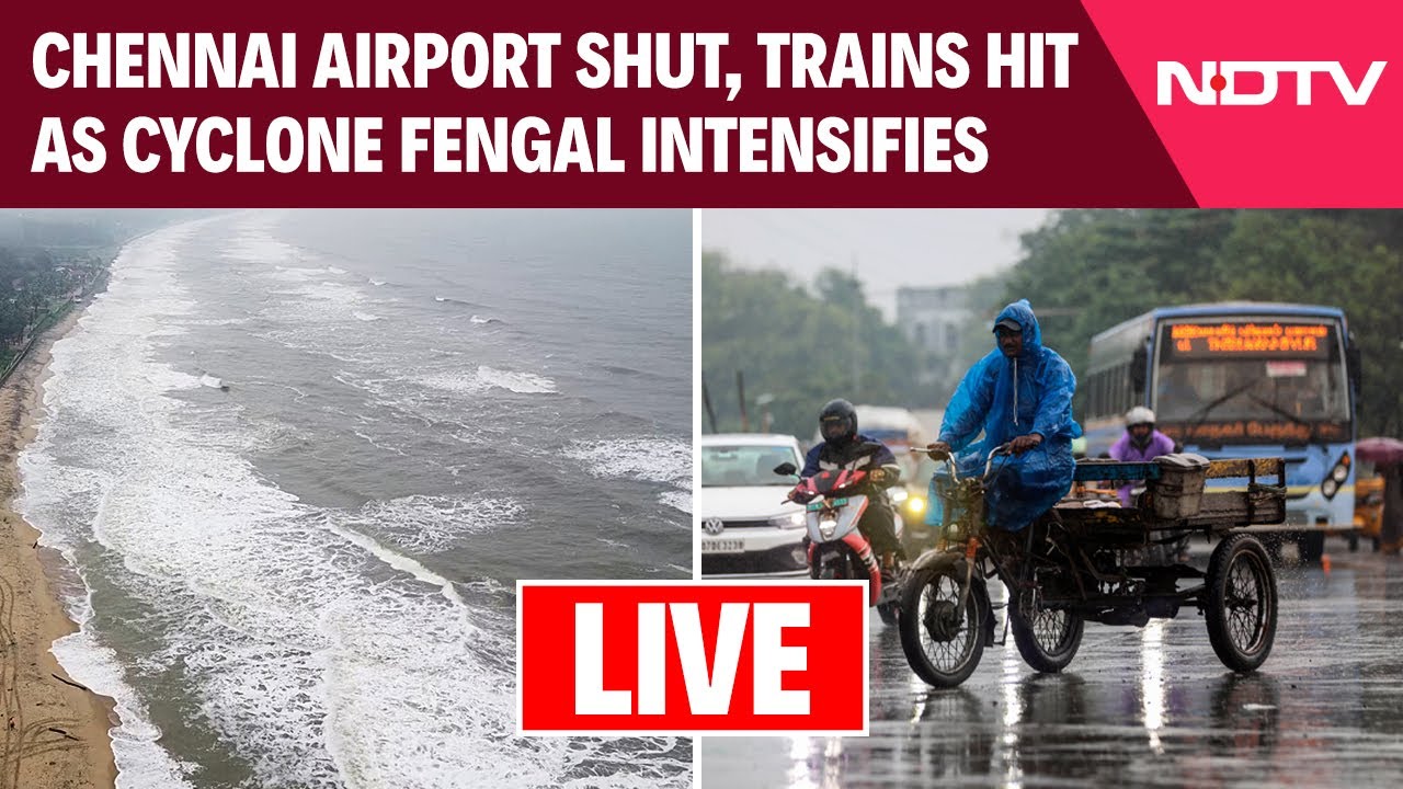 Cyclone Fengal: Gusty Winds Sweep Tamil Nadu Coast | Chennai Rain | Fengal Cyclone | Tamil Nadu ...