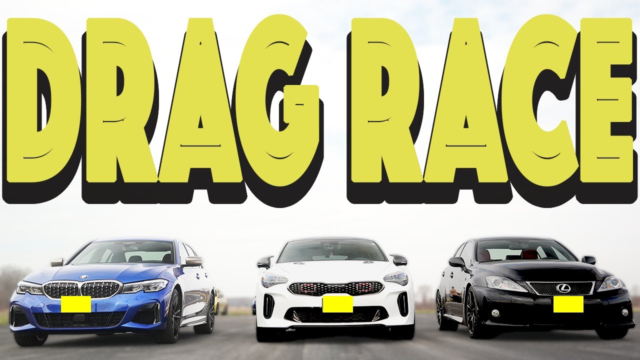 Tuned Kia Stinger GT takes on BMW M340i and Lexus ISF, drag and roll ...