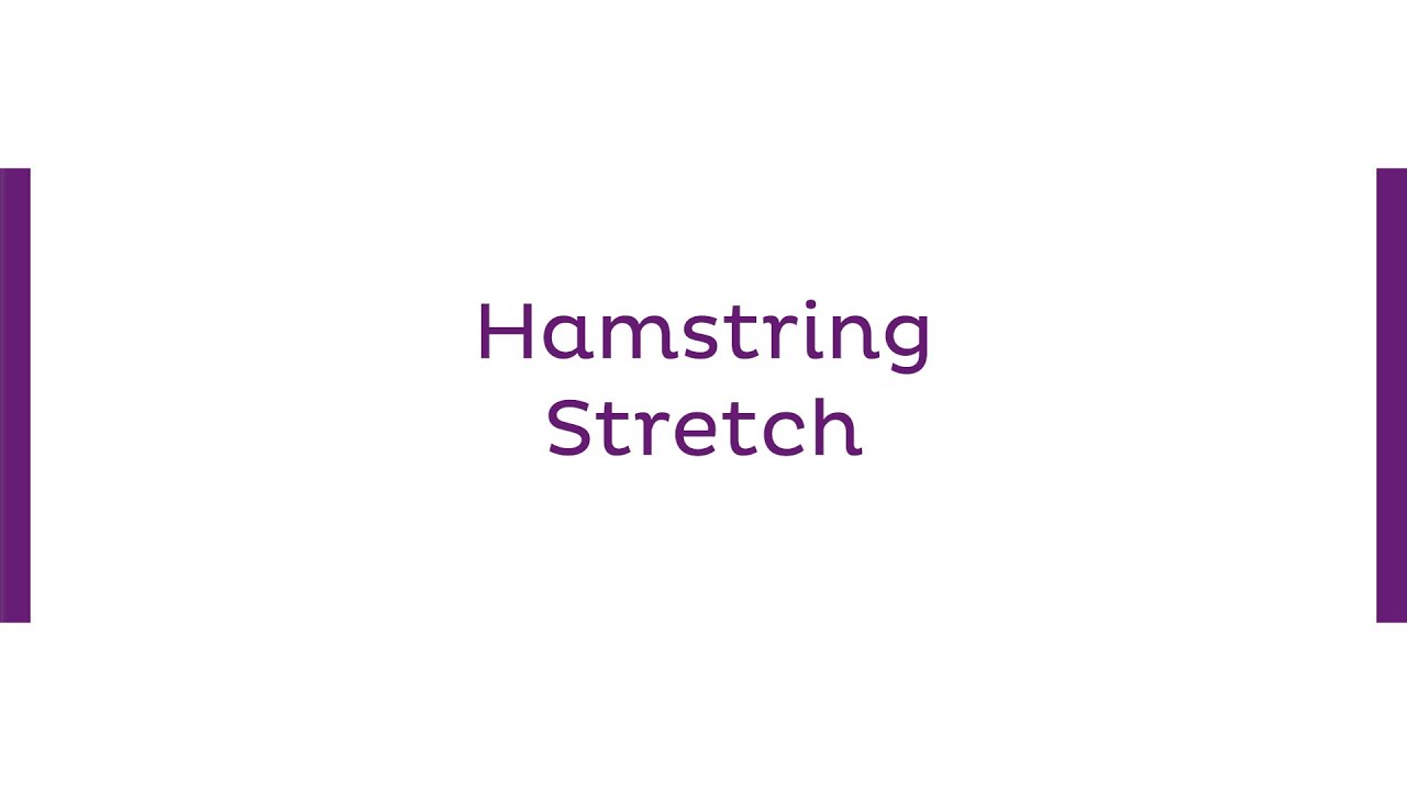 Hamstring Stretch | Orthopedic Physical Therapy Education - YouTube