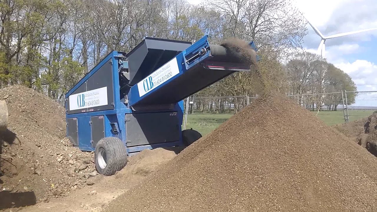 Ultra deck screen - soilscreen, gravel screen - YouTube