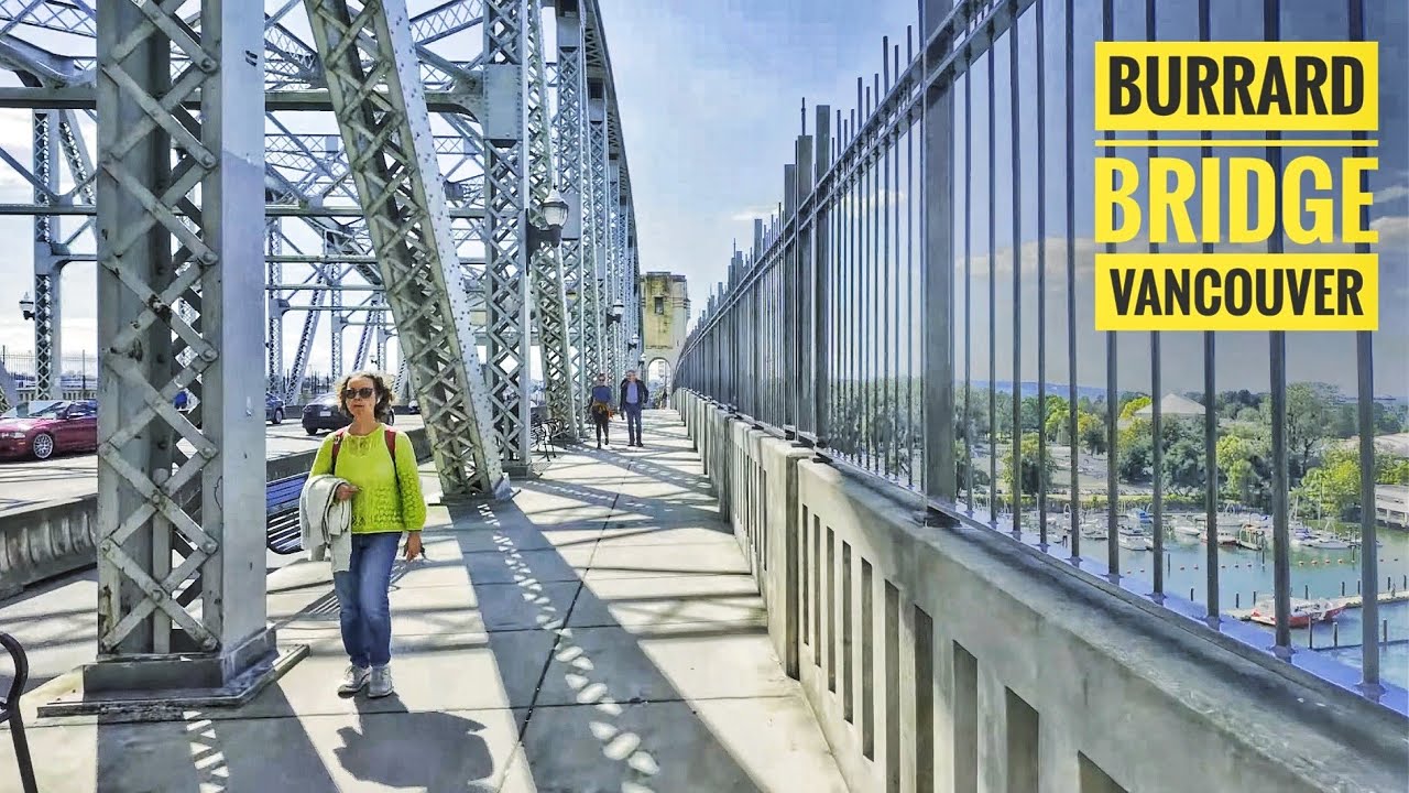 Vancouver Walk 🇨🇦 - Burrard Street Bridge, West End to Kitsilano - YouTube