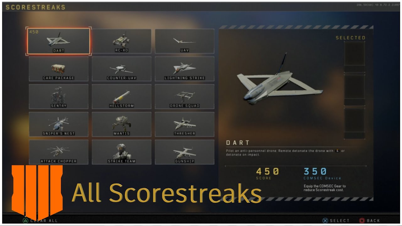 Call Of Duty Black Ops 4-All Scorestreaks - YouTube