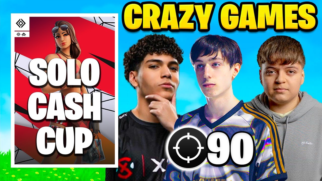 Peterbot, Cold, and Pollo DOMINATING the Solo Cash Cup (90 Kills) - YouTube