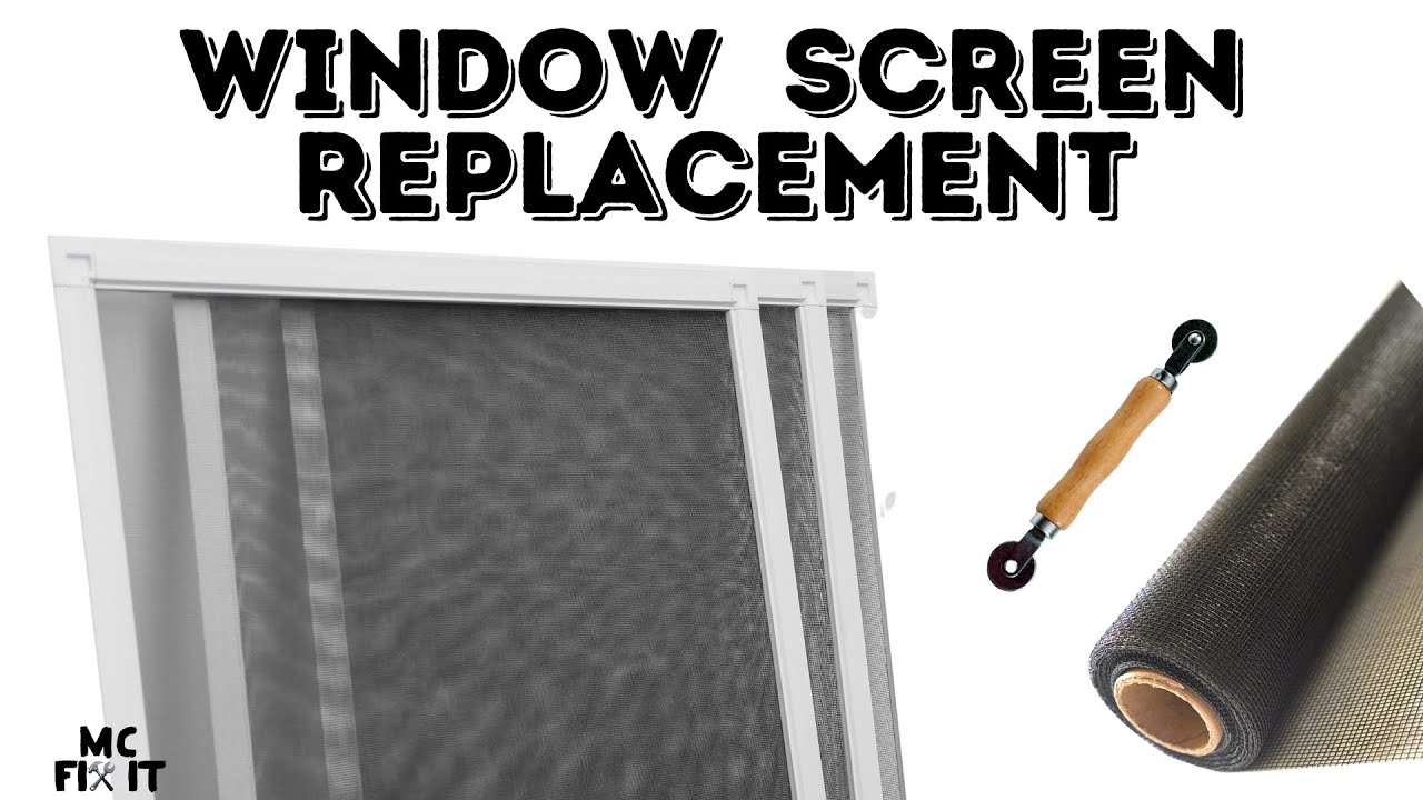 How to Replace Screen on Window - YouTube
