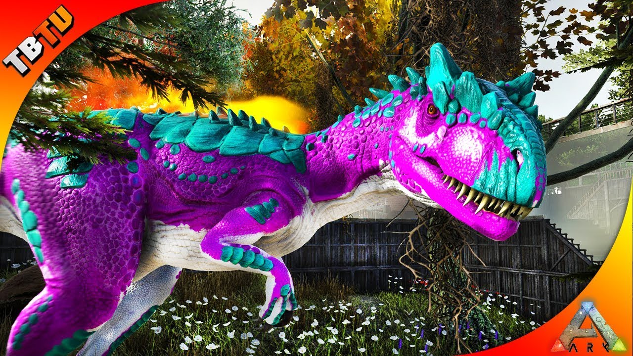 FULLY MUTATED ALLOSAURUS AND ARGENTAVIS ZOO ENCLOSURES! Ark Survival ...