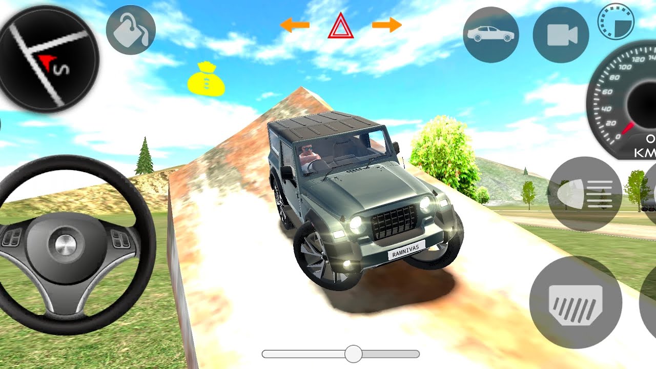 Indian Cars Simulator 3D: Mahindra Thar Real Car Driving Simulator! Car ...