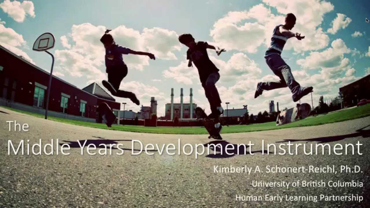 HELP Webinar: The Middle Years Development Instrument with Kim Schonert Reichl, March 13, 2014 ...