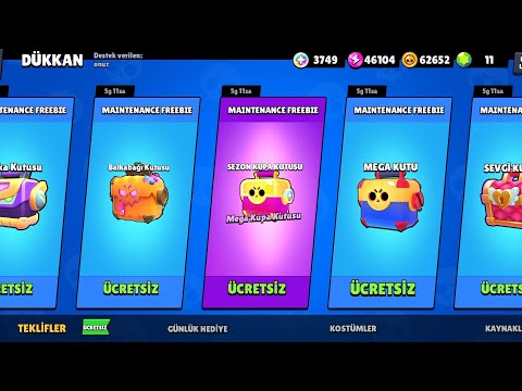 OHAAA TAZMİNAT ÖDÜLLERİ GELDİ😱🎁 BÜYÜK GÜNCELLEME YENİ DEĞİŞİKLİKLER VE DAHA FAZLASI... / Brawl Stars