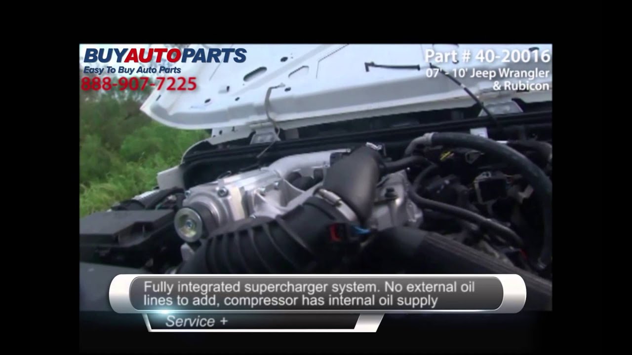 Sprintex Performance Supercharger for Jeep Wrangler and Rubicon - YouTube