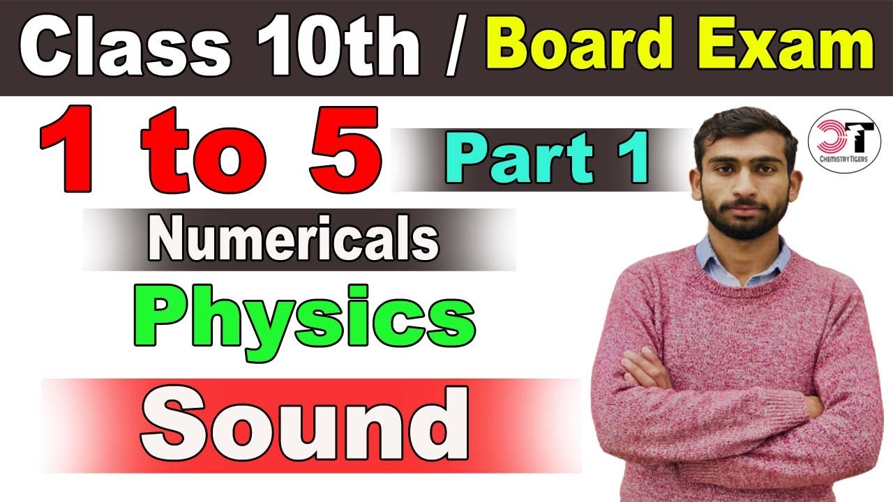 Class 10th Physics || Chapter 11 Numerical Sound || Numerical Problems Unit 2 - YouTube