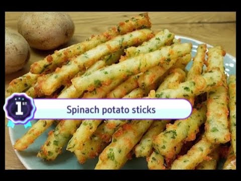 Ah Amazing New Potato spinach sticks || spinatstäbchen ||@Intefolo # ...