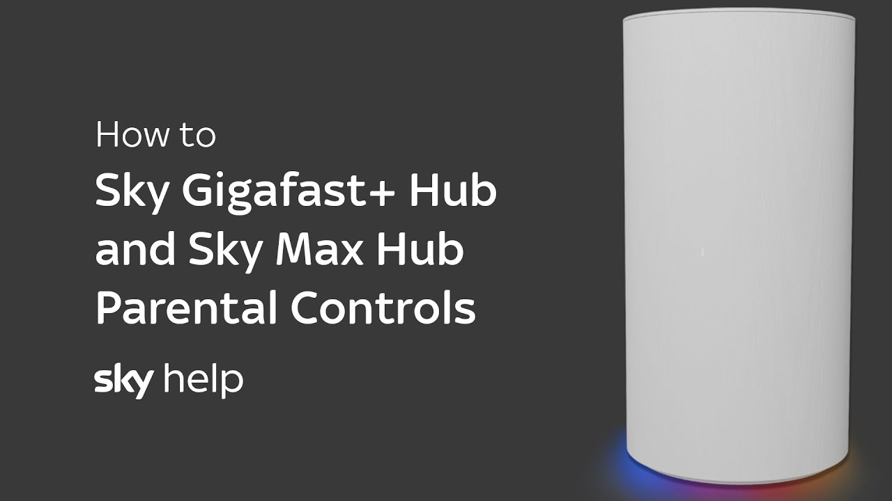 Sky Gigafast+ Hub and Sky Max Hub Parental Controls - Sky Help - YouTube