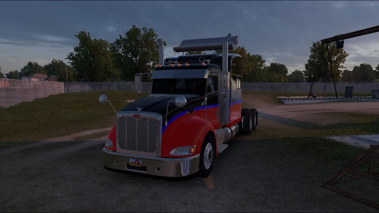ATS/100%Mods/ Peterbilt 386 V2.0 - YouTube