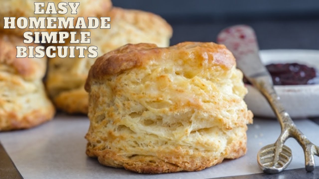 EASY HOMEMADE SIMPLE BISCUITS I An Italian in my kitchen - YouTube