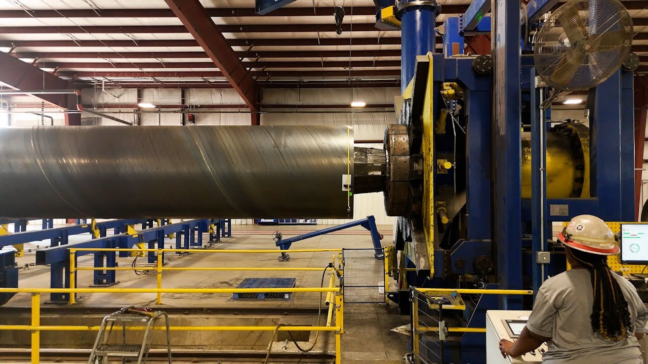Inside the Build: Steel Water Pipe - Bell Expansion - YouTube