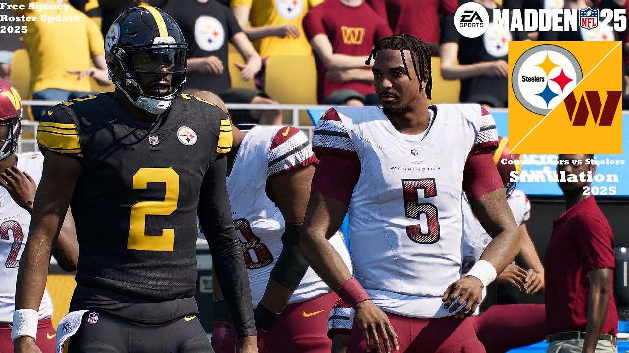 Madden 25 Deebo Samuel Commanders vs Shedeur Sanders Steelers Sim ...