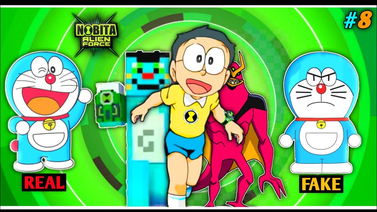 Doraemon Ka Duplicate || NOBITA ALIEN FORCE || Part - 8 || Saifminati ...