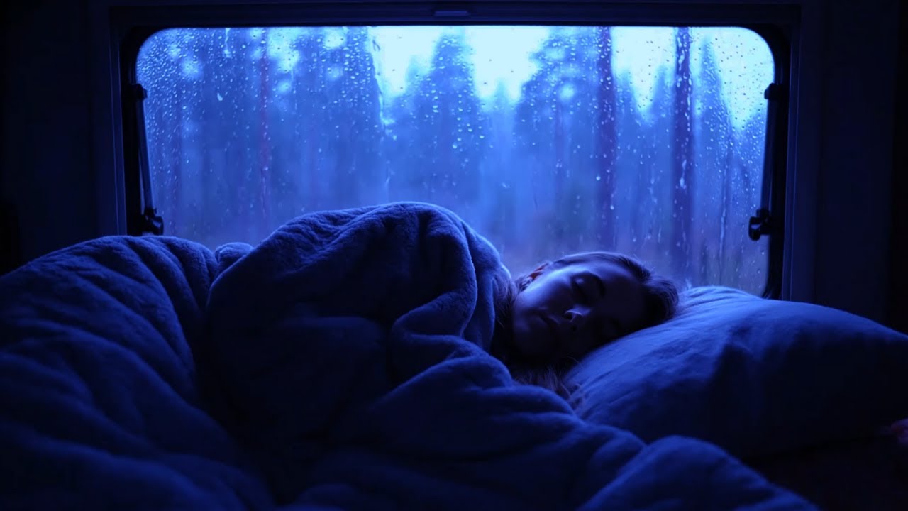 Rain Sounds For Sleeping 99% | Instantly Fall Asleep With Heavy Rain ...