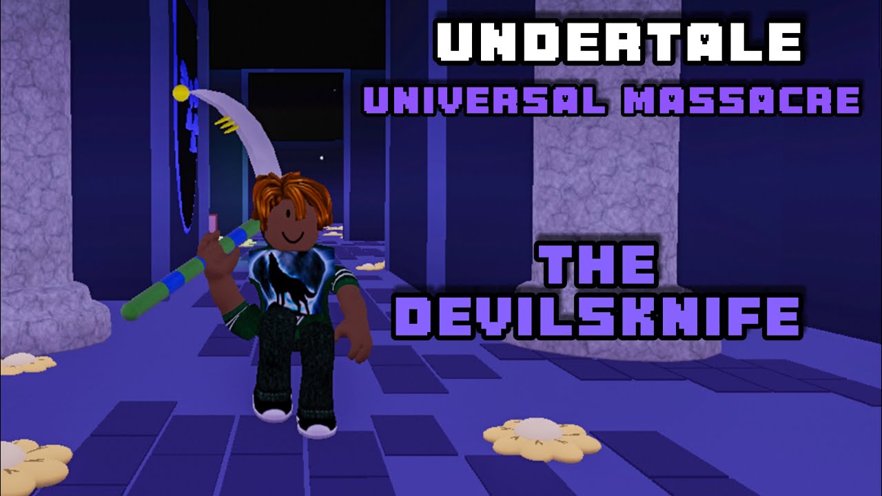MY NEW FAVORITE WEAPON! THE DEVILSKNIFE! [SHOWCASE] (Undertale ...