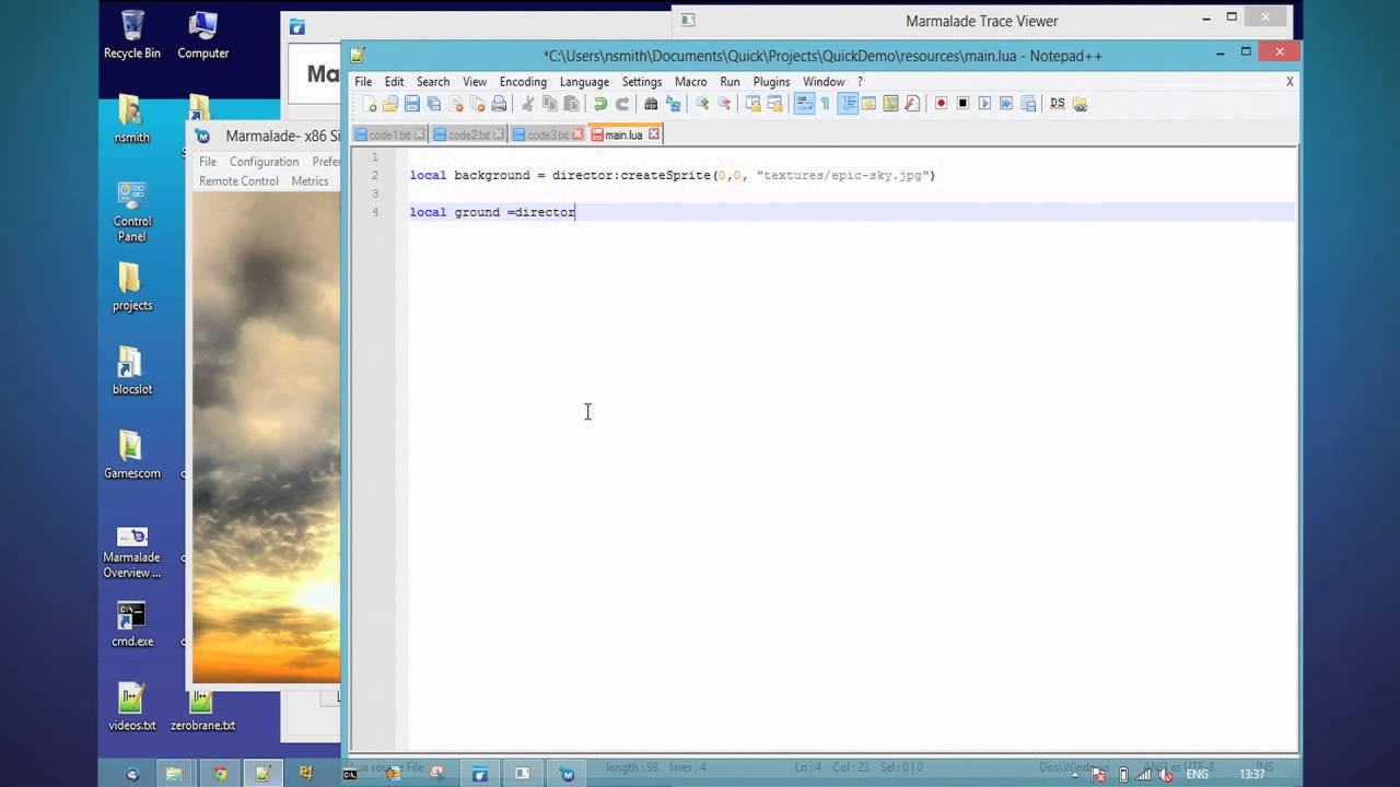 Marmalade for Tizen: Building a LUA Quick app for Tizen devices ...