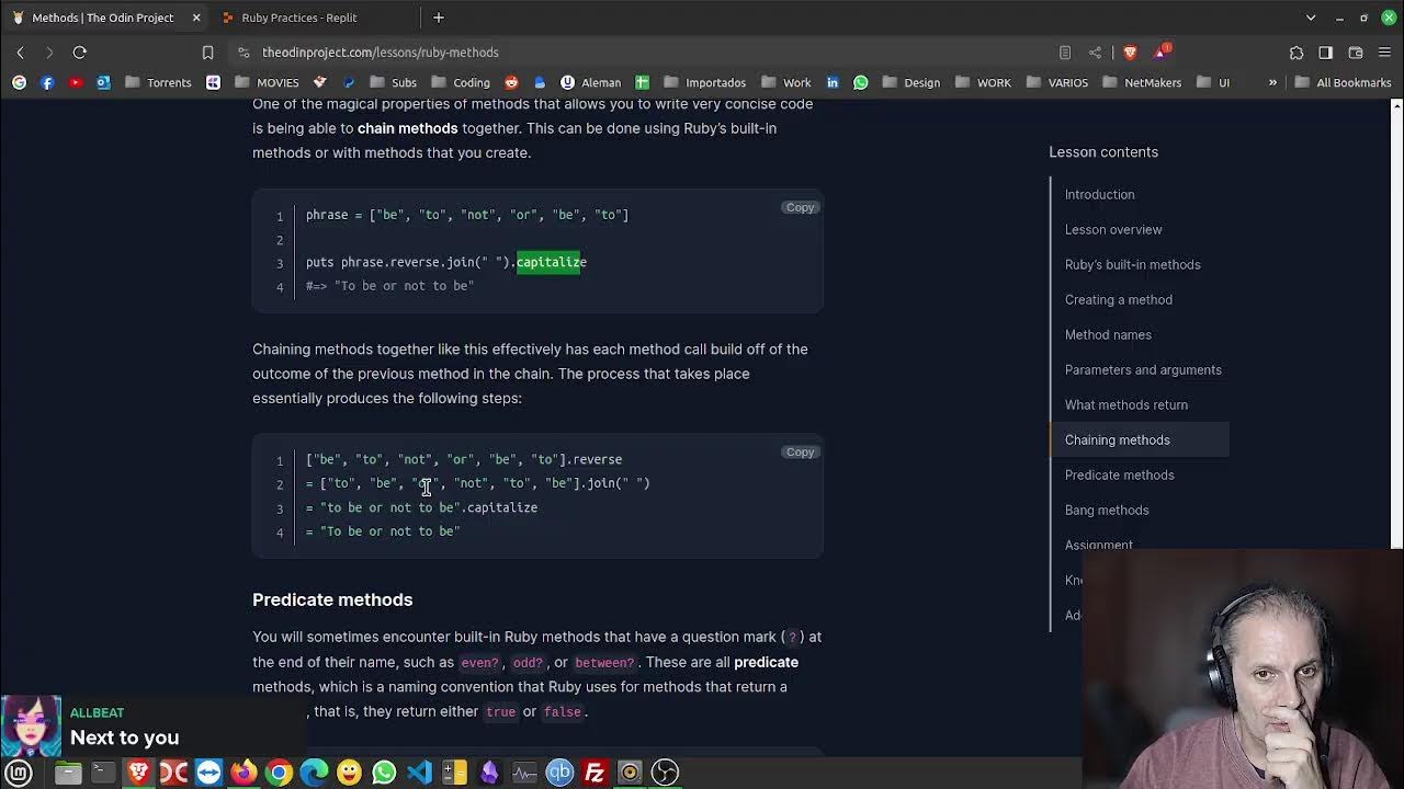 🧑‍💻 Aprendiendo Ruby en The Odin Project 💪 Charlas, bootcamps ...