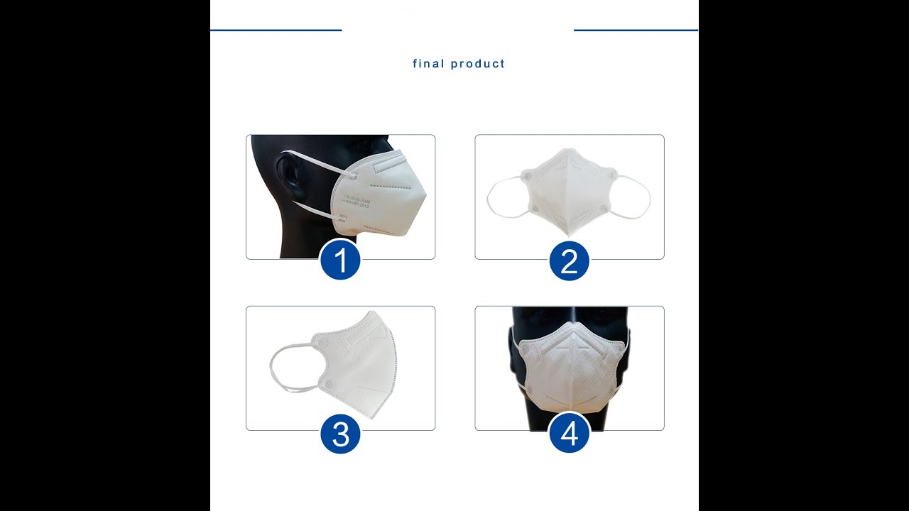 Automatic High Speed N95 Mask Making Machine - YouTube