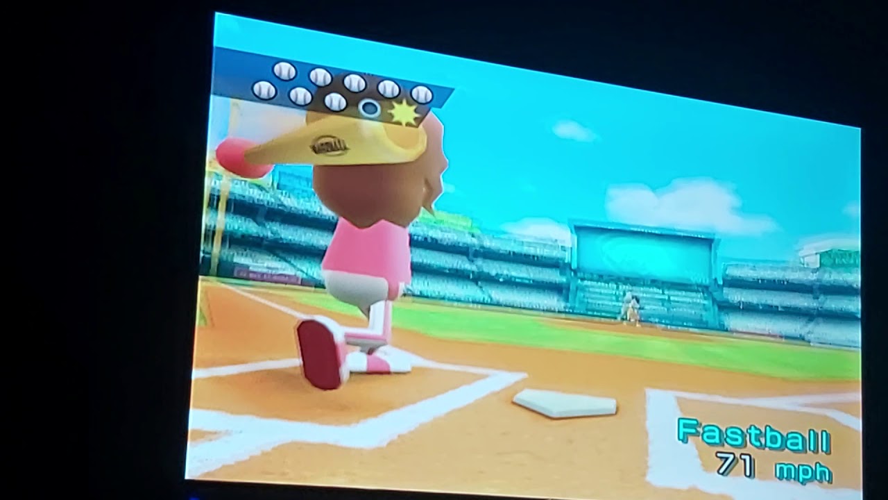 Wii Sports - Baseball Training - Hitting Home Runs - Stryker Vs Araceli ...