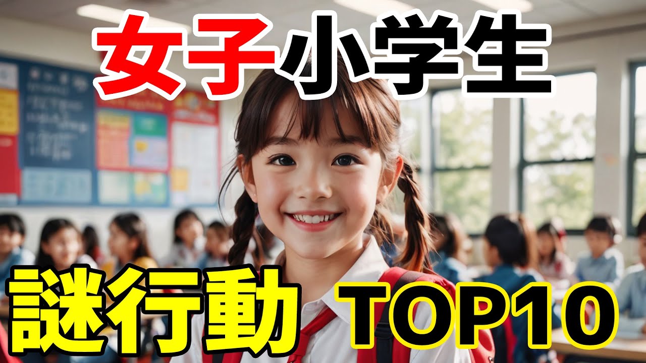 女子小学生がする謎の行動top10 Youtube
