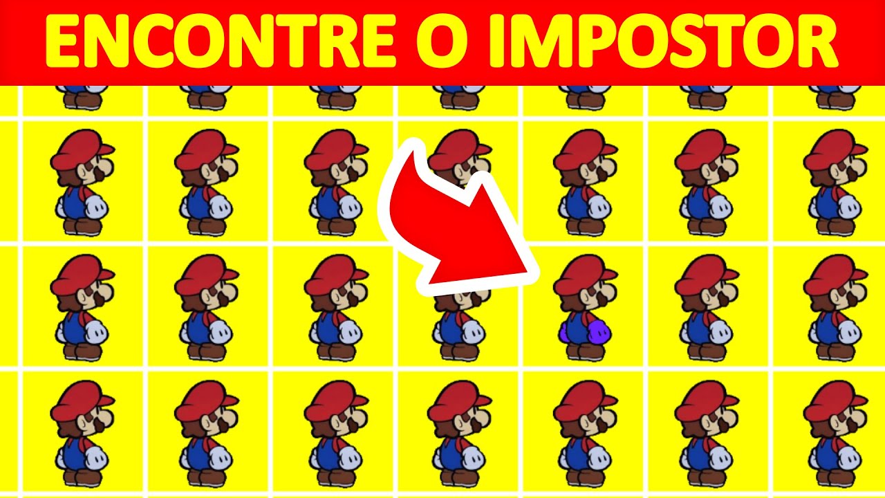 Encontre o IMPOSTOR! #quiz #desfios #mega #perguntas - YouTube