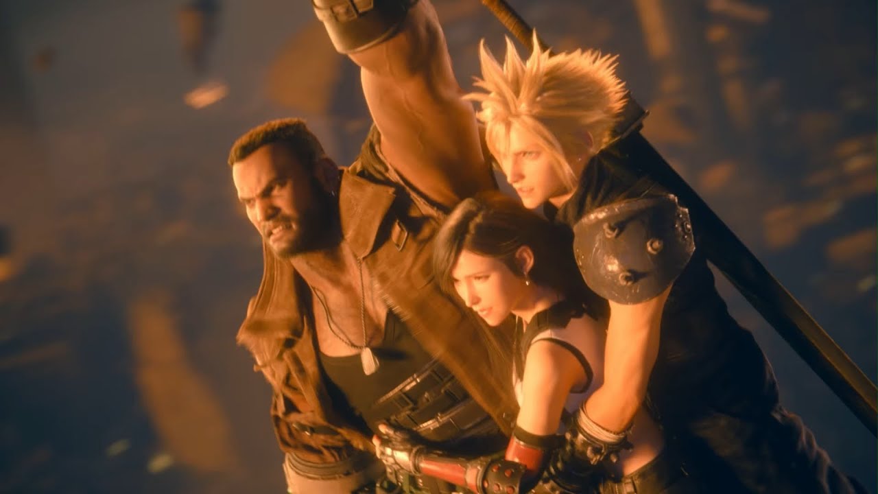 FFVII REMAKE - Sector 7 Plate Drop - YouTube